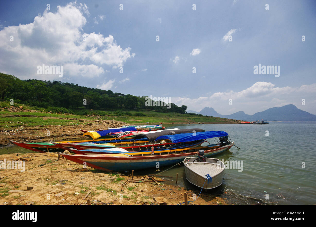 Waduk Jatiluhur dam, Lake, Purwakarta, West Java, Indonesia Stock Photo ...