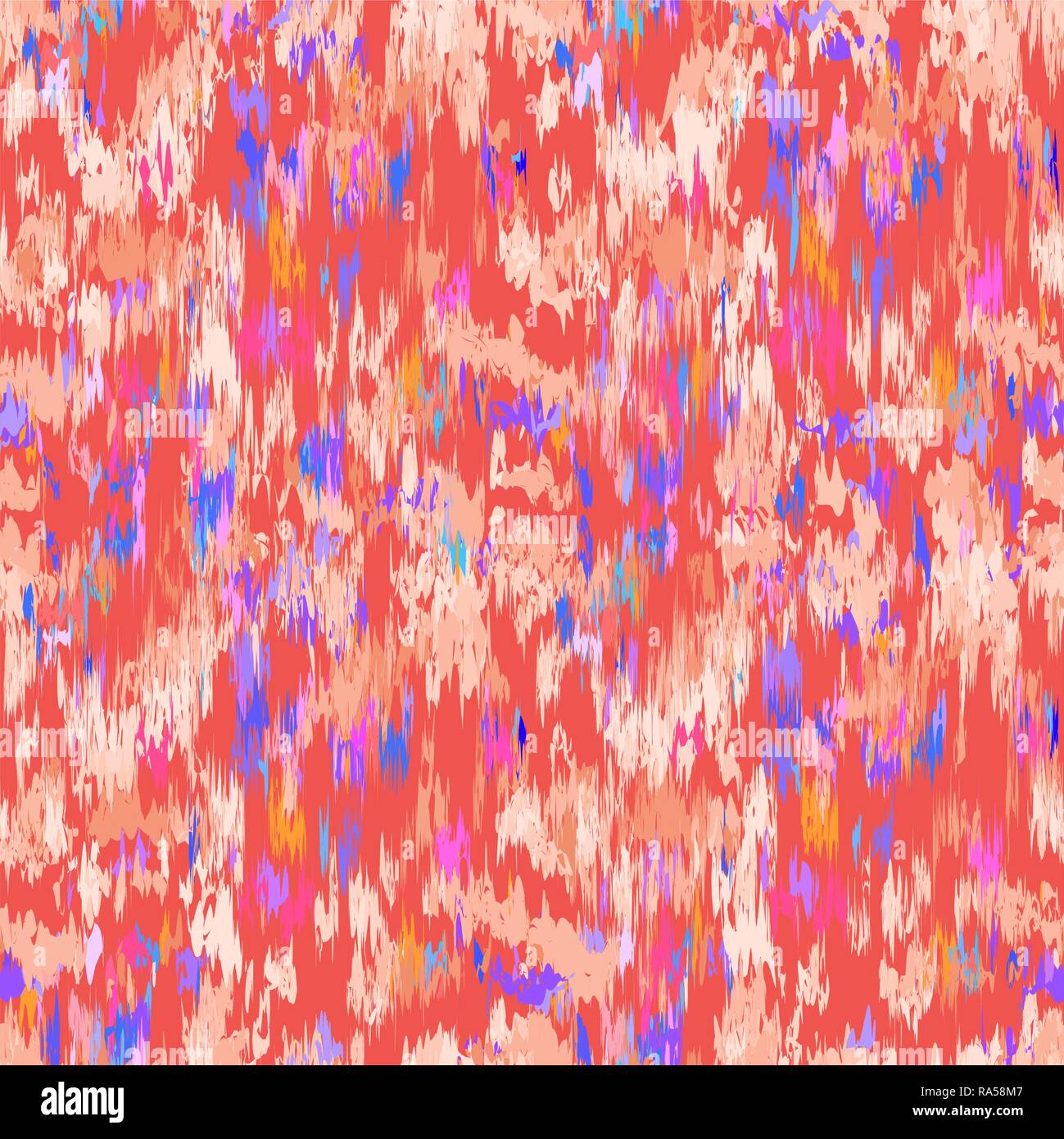 Ikat seamless pattern. Fancy textile design. Vector illustration in ...