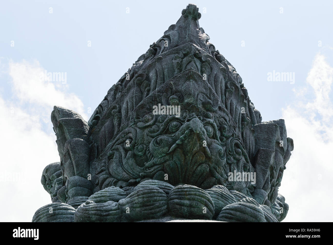 Part of traditional Bali bronze sculpture in shape of eagle Stock Photo ...