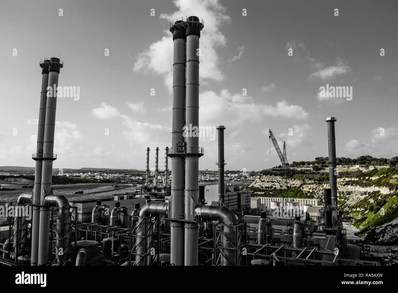 Malta pollution hi-res stock photography and images - Alamy