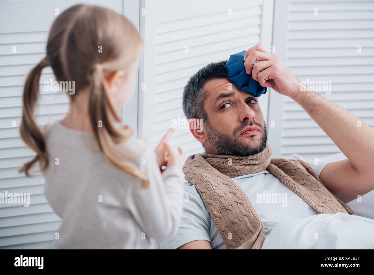 Child touching ice hi-res stock photography and images - Alamy