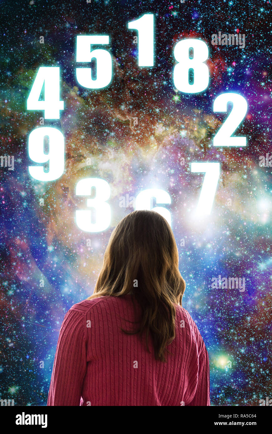 Numerology numbers hi-res stock photography and images - Alamy