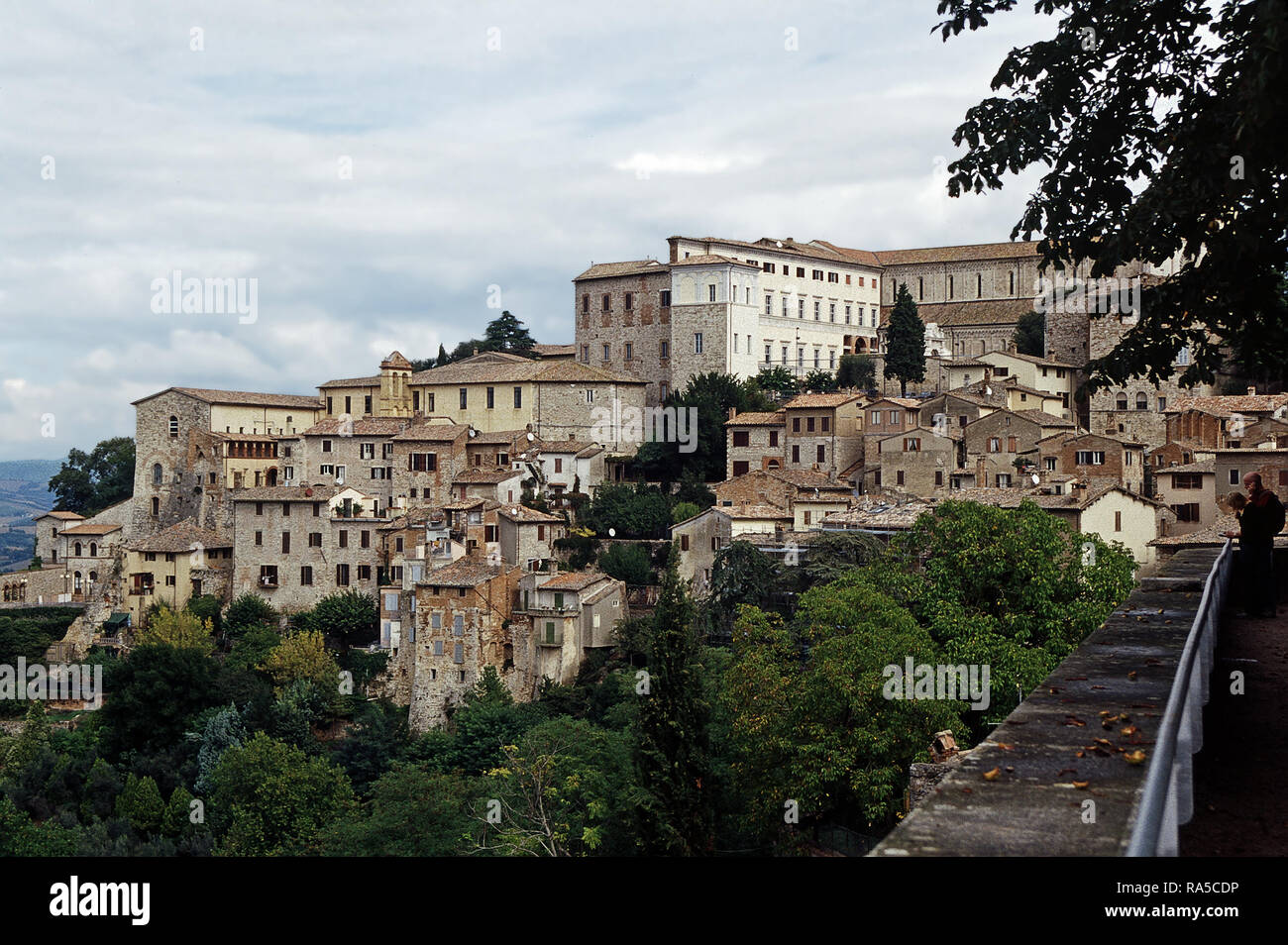 Overview of Todi,Italy Stock Photo - Alamy