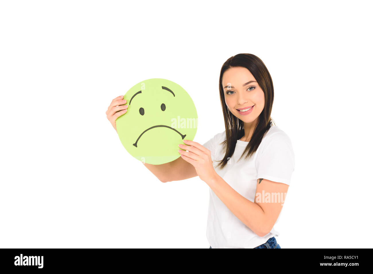 Sad face Cut Out Stock Images & Pictures - Alamy