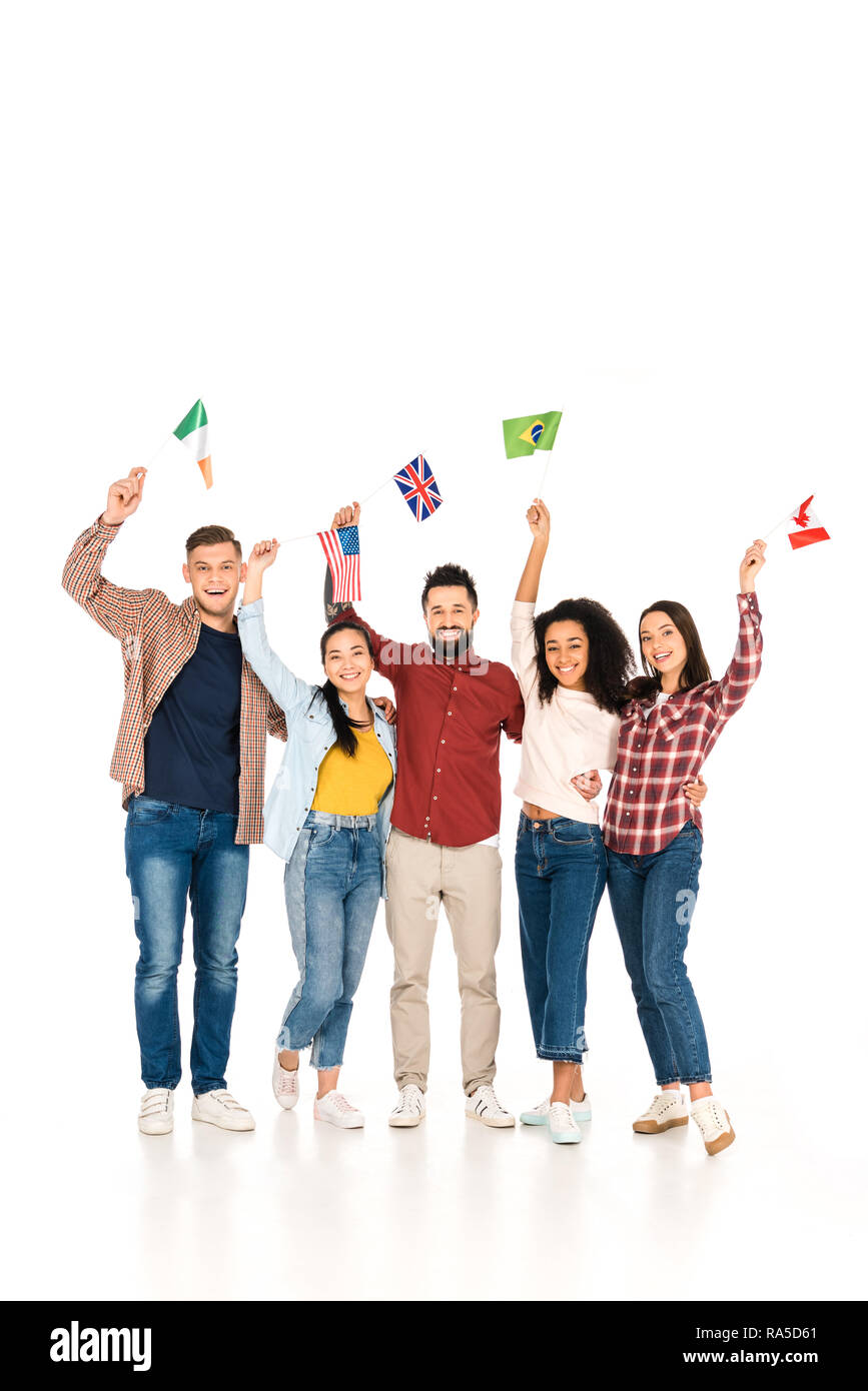 Multicultural flags Cut Out Stock Images & Pictures - Alamy