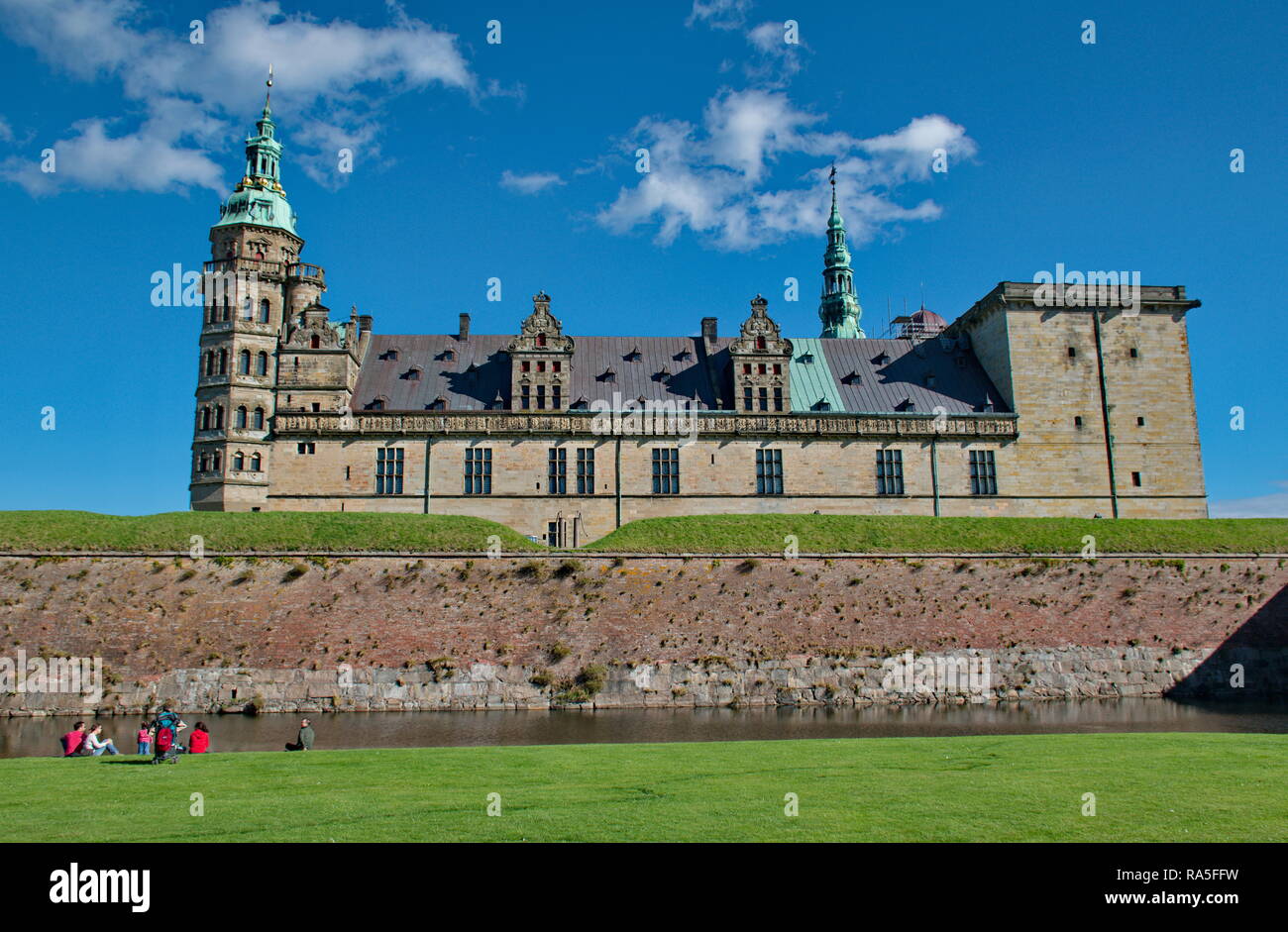 Castle of Kronborg, home of Shakespeare's Hamlet Stock Photo - Alamy