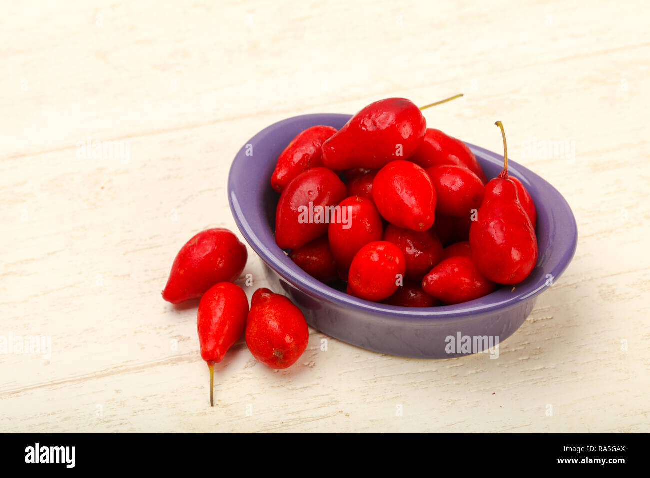 The cornel fruit Stock Photo - Alamy