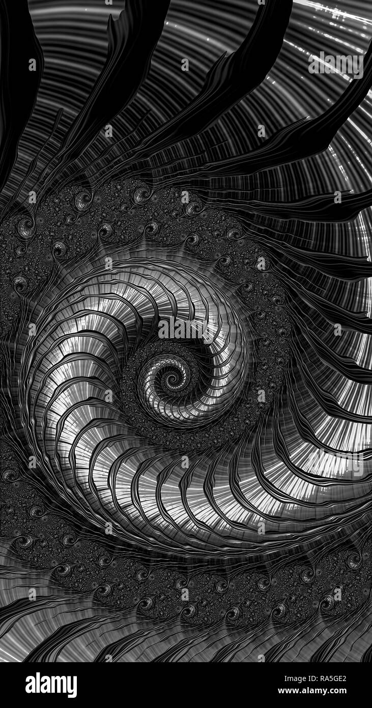 Simple Fractal Spiral