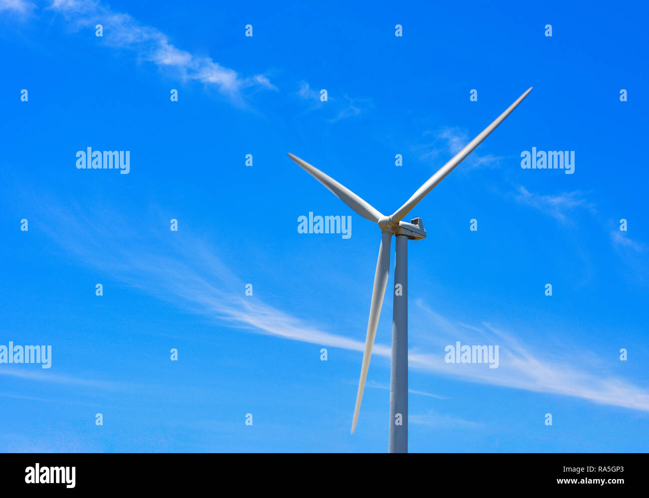 Wind Turbine Power Concept Stock Photo - Alamy