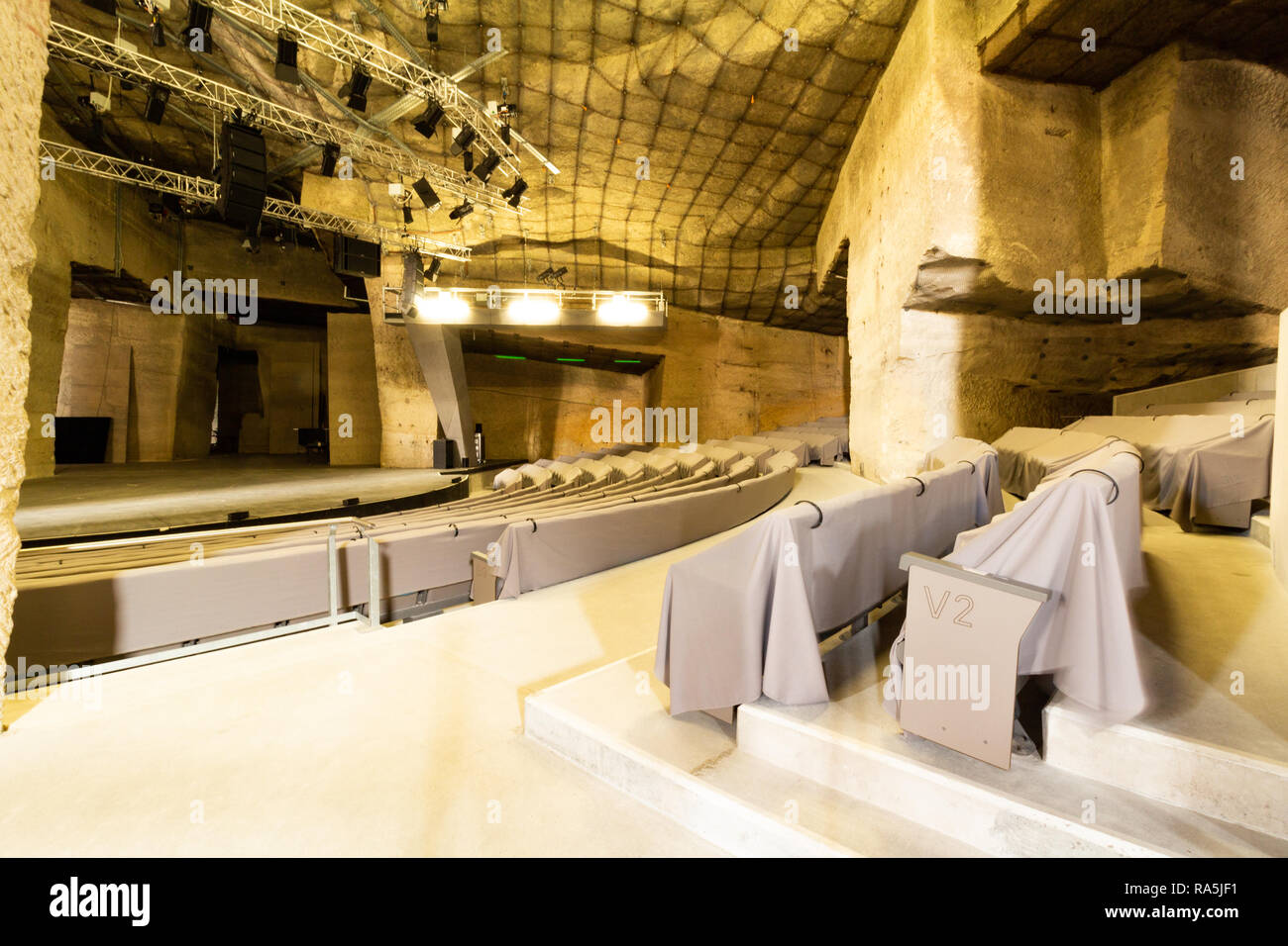 Quarry cave theatre in fertorakos hi-res stock photography and images ...