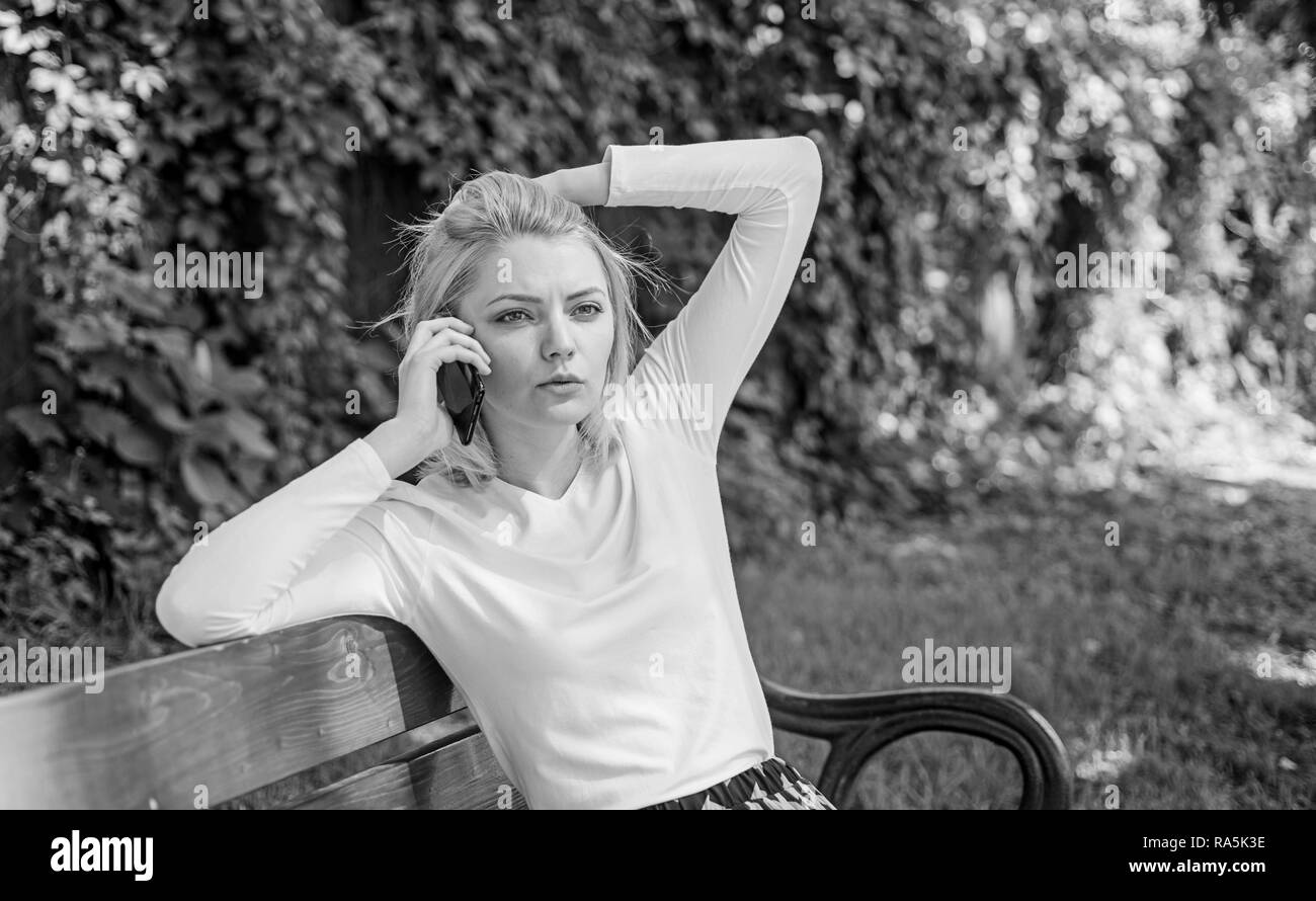 Woman worrying conversation hi-res stock photography and images - Alamy