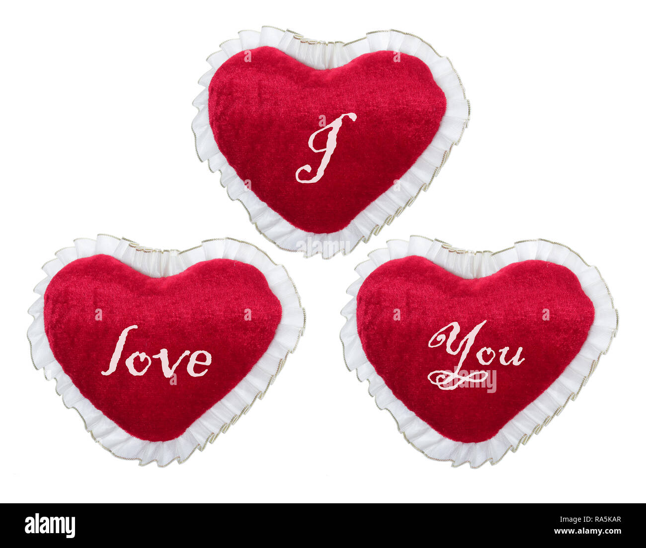 Love hearts cut out hi-res stock photography and images - Alamy