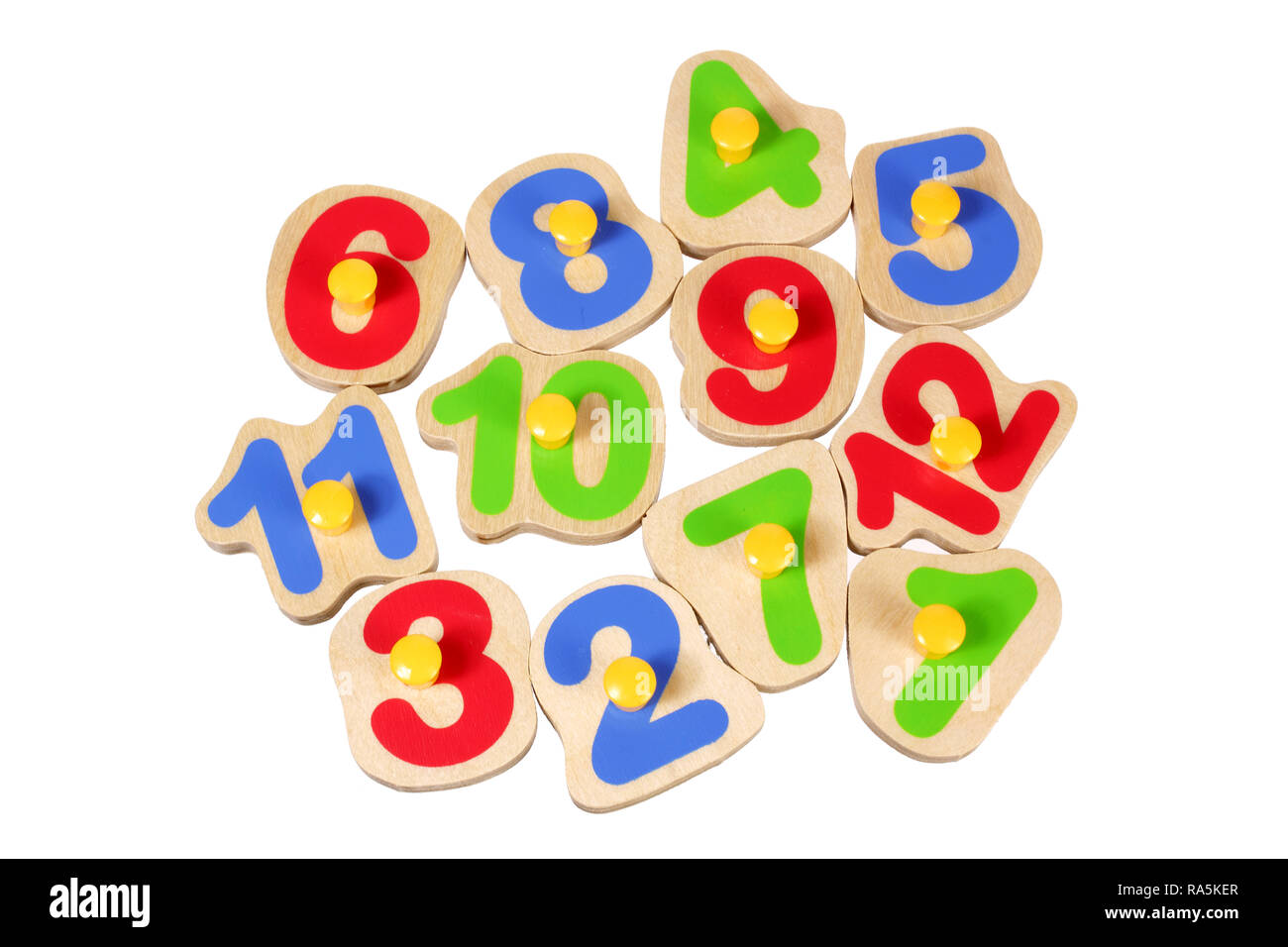 Wooden numbers hi-res stock photography and images - Alamy