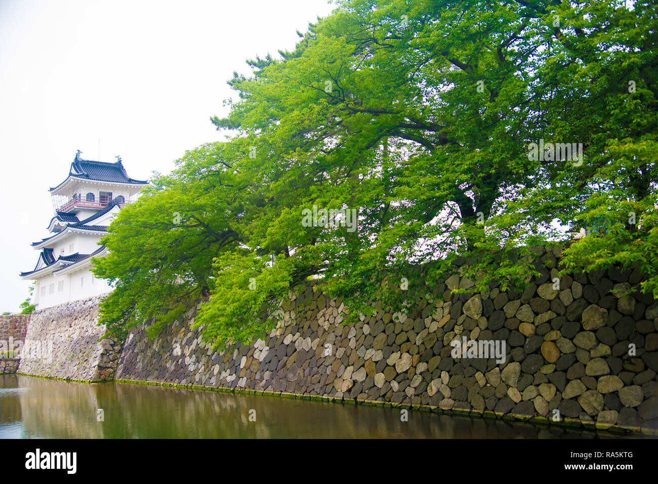 Toyama castle in Toyama, Japan. Japan is a country located in the East ...
