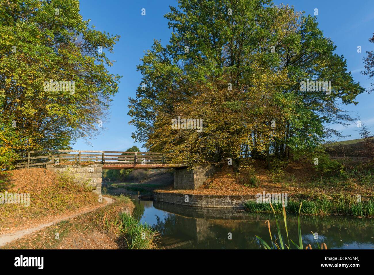 Bridge over the Old Canal, Ludwig-Danube-Main Canal, 19th and 20th ...