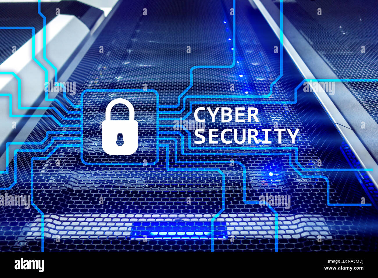 Cyber security, information privacy and data protection concept on ...