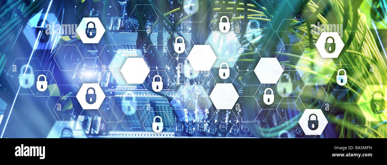 Cyber security, data protection, information privacy. Internet and ...