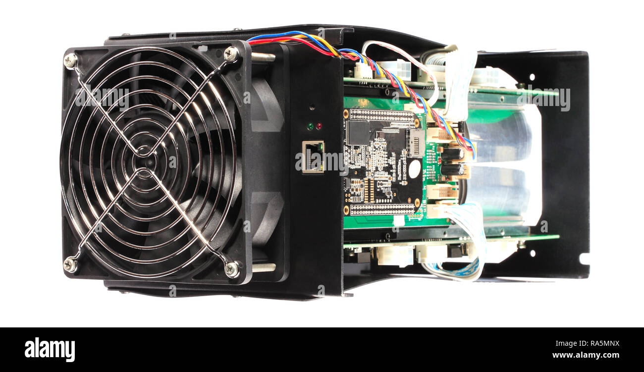 electronic device isolated on white background Stock Photo - Alamy