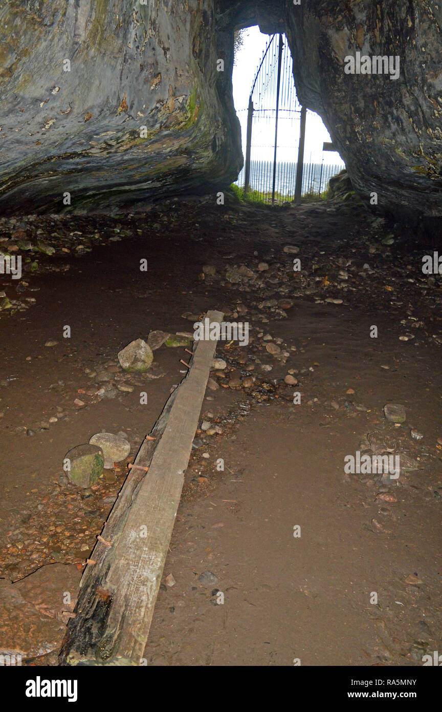 King's Cave scenic walk Isle of Arran Stock Photo - Alamy