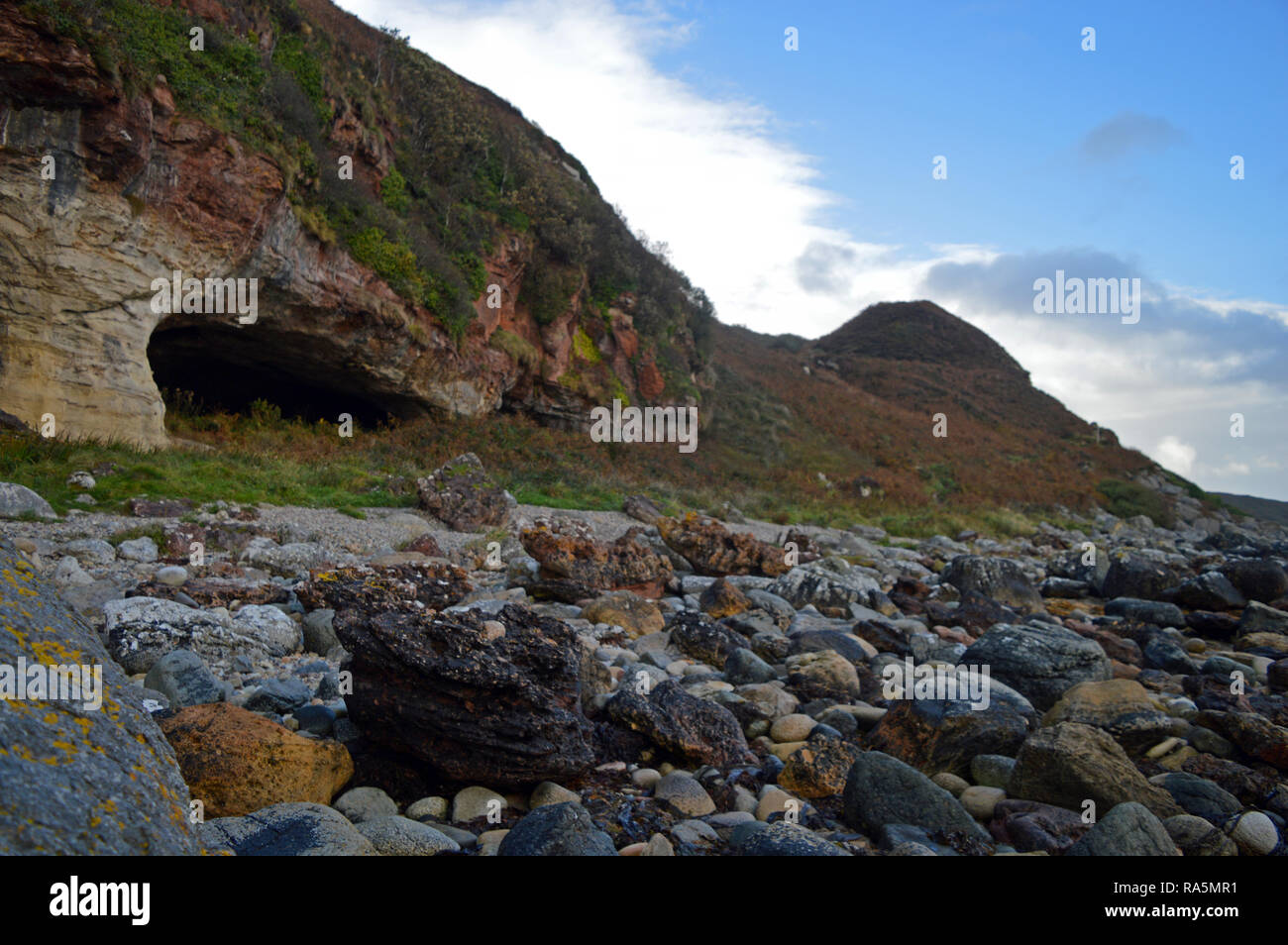 King's Cave scenic walk Isle of Arran Stock Photo - Alamy