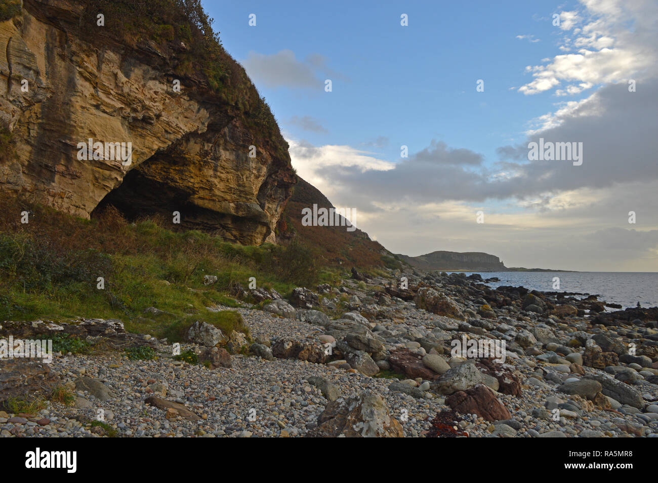 King's Cave scenic walk Isle of Arran Stock Photo - Alamy
