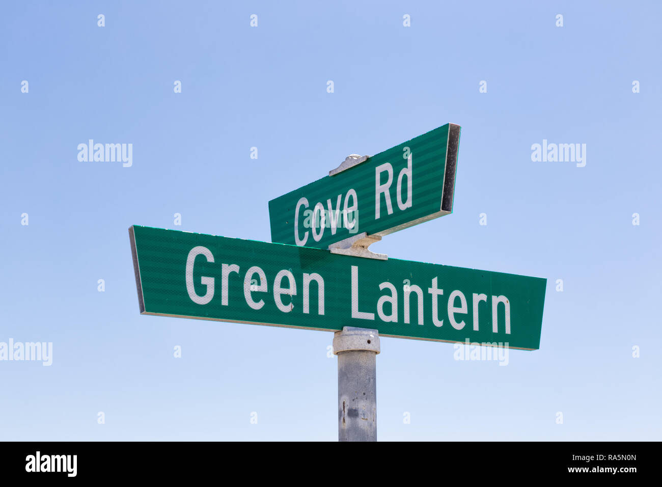 The Street's Names Stock Photo - Alamy