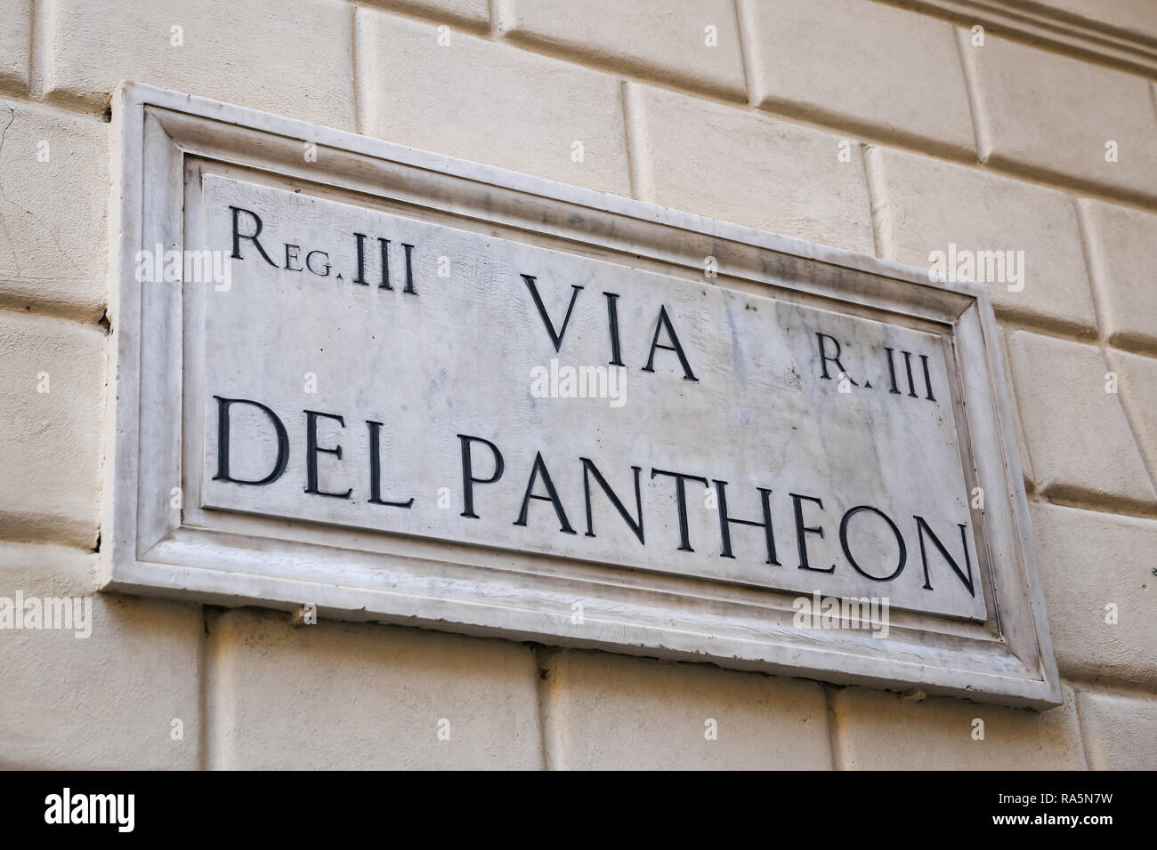 Pantheon sign signs hi-res stock photography and images - Alamy