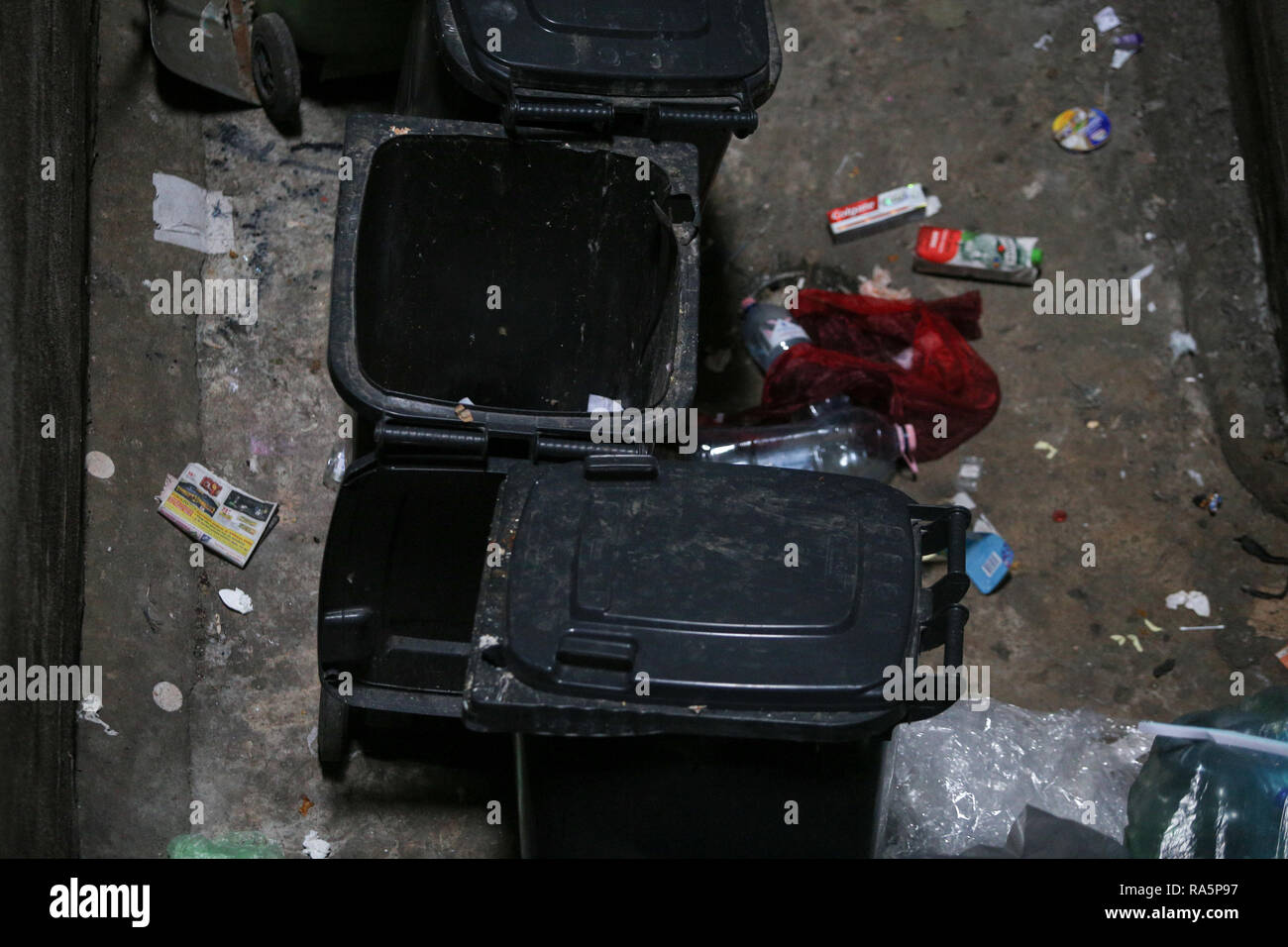 Trash can inside hi-res stock photography and images - Alamy
