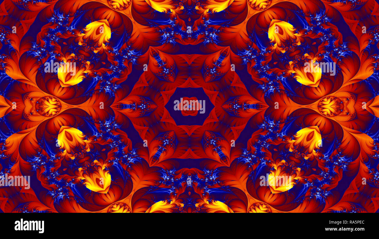 Abstract Ethnic Authentic Symmetric Pattern Ornamental Decorative ...