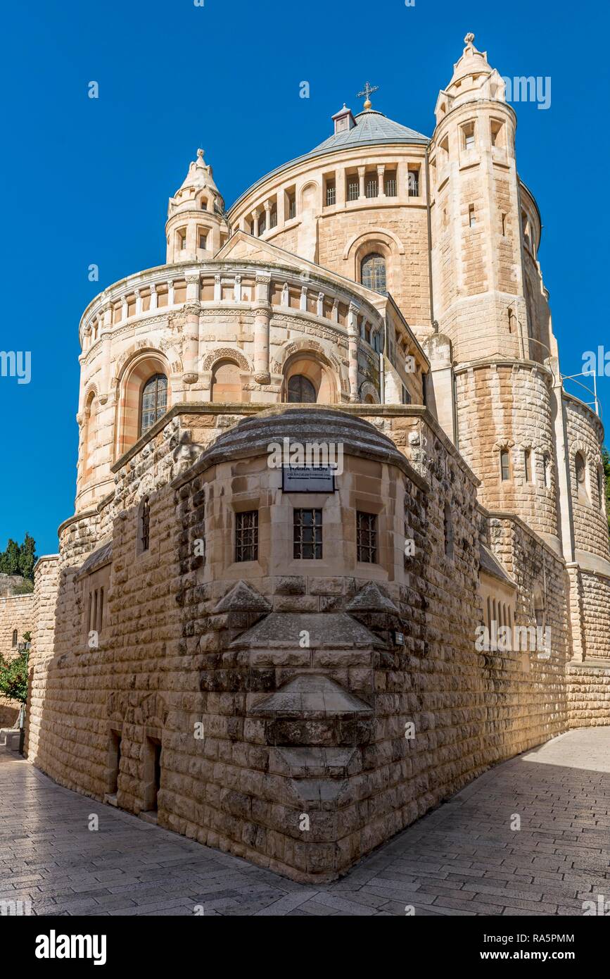 Dormitio Abbey, Byzantine Church, Mount Zion, Jerusalem, Israel Stock ...