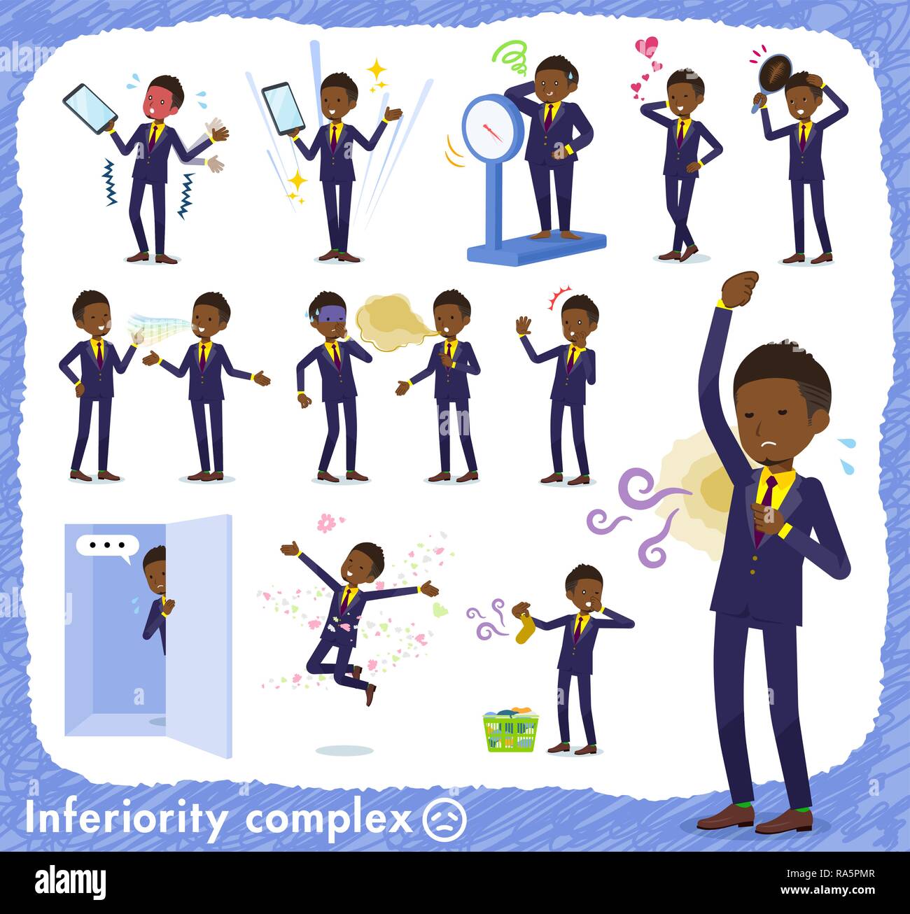American inferiority Stock Vector Images - Alamy