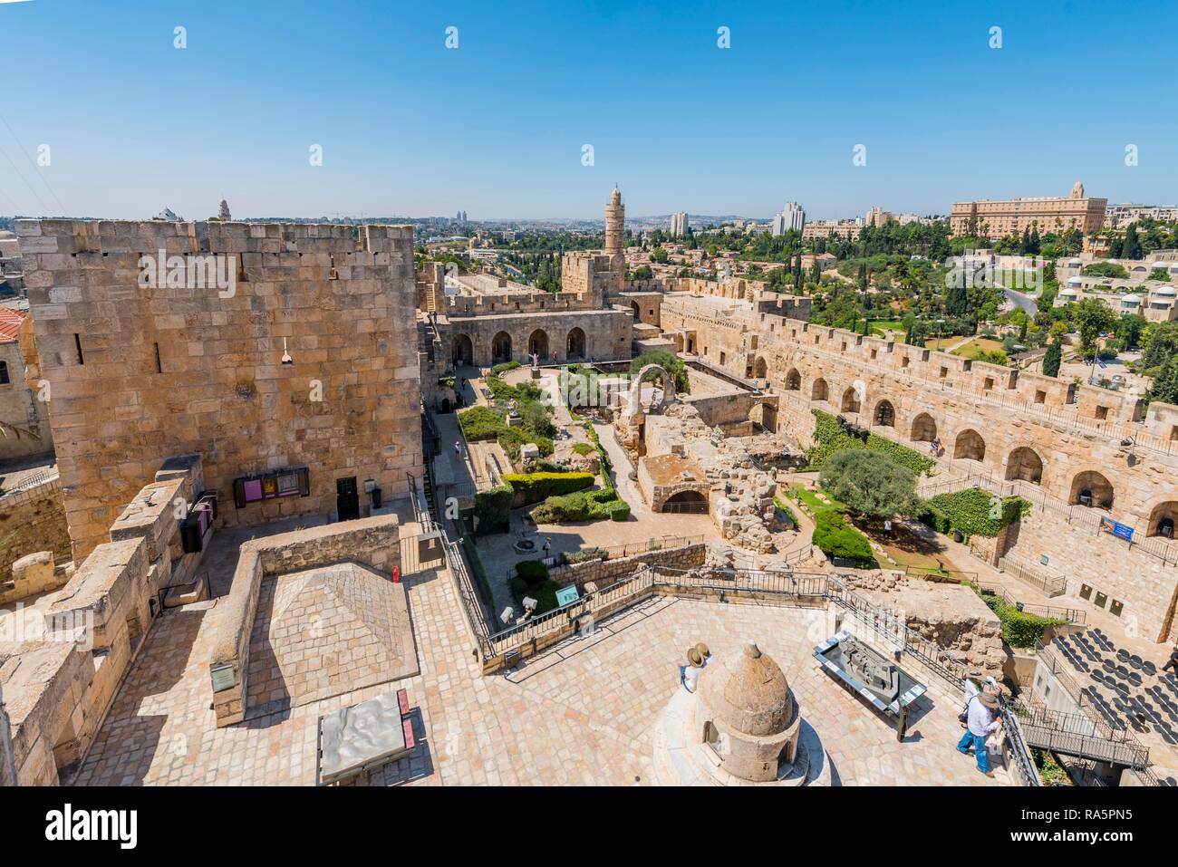 Ruins of a Citadel, David's Citadel, Tower of David, Old City Wall ...