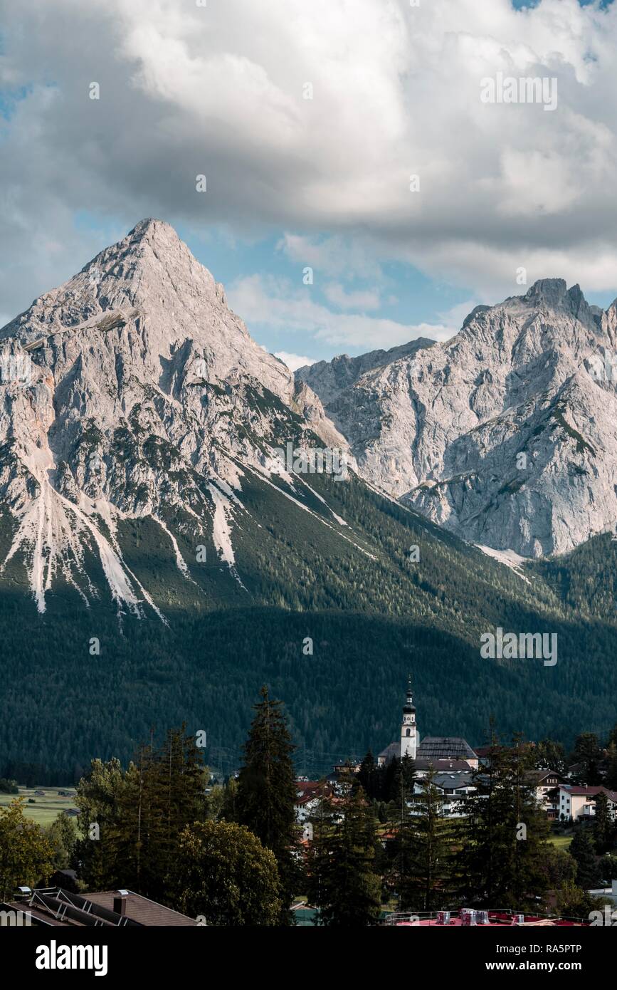 Church mountain in background hi-res stock photography and images - Alamy