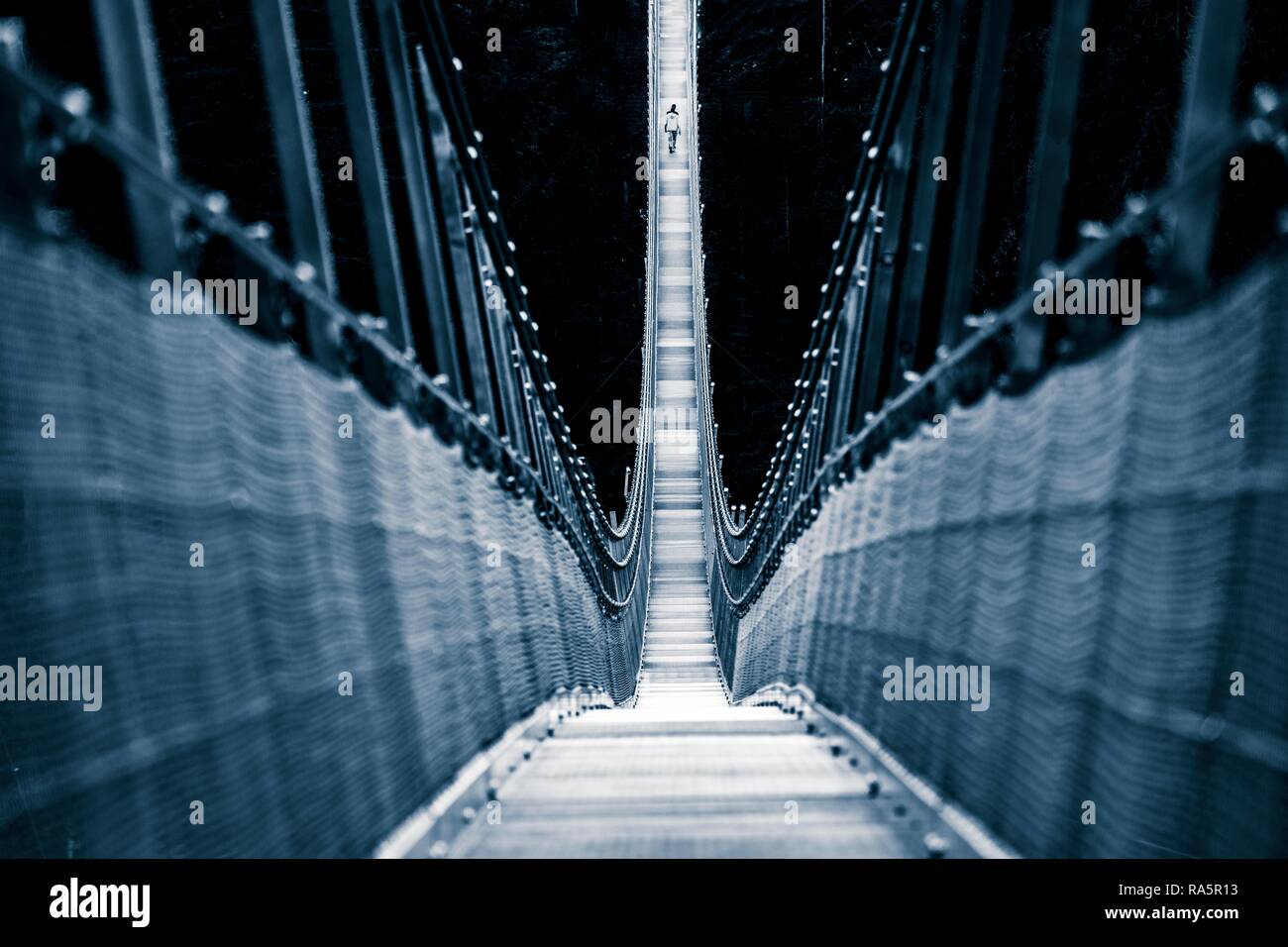 Suspension bridge Highline 179 Reutte, Tyrol, Austria Stock Photo - Alamy