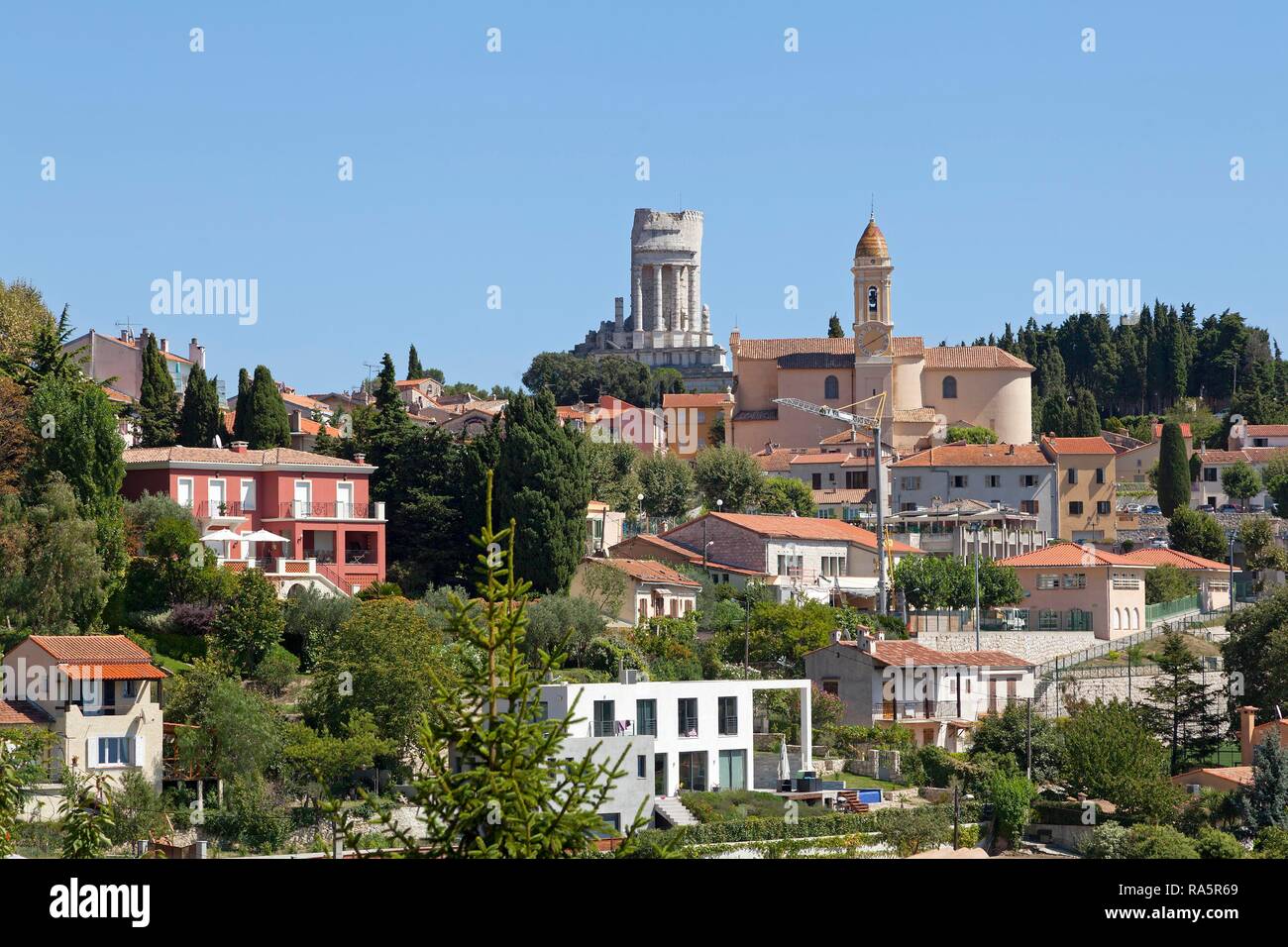 Tropaeum Alpium or Trophée des Alpes, La Turbie, Cote d'Azur, France ...
