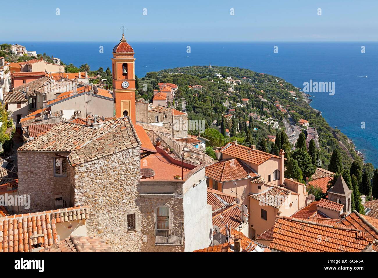 Old town roquebrune cap martin hi-res stock photography and images - Alamy