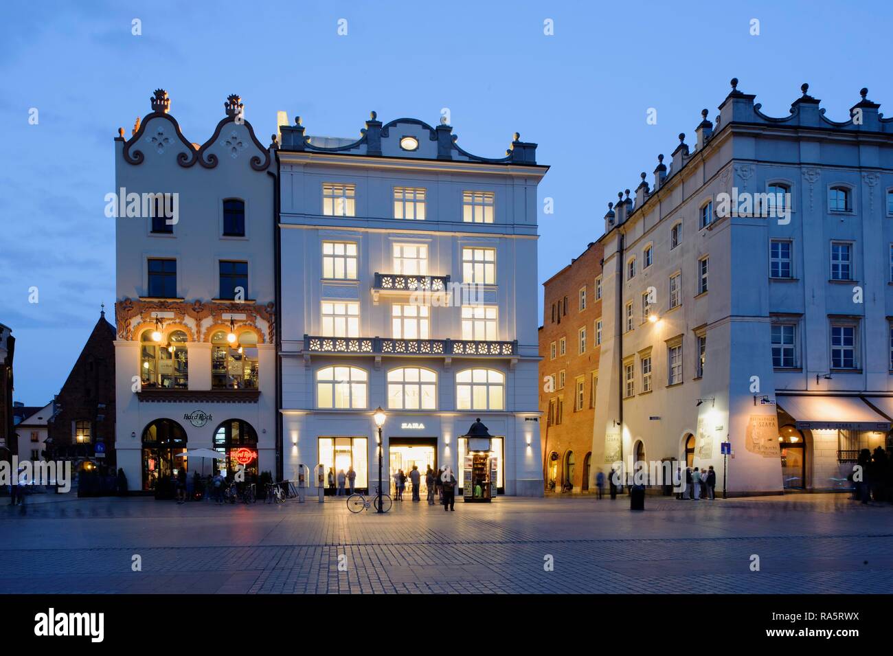 Main market square rynek glowny krakow hi-res stock photography and ...