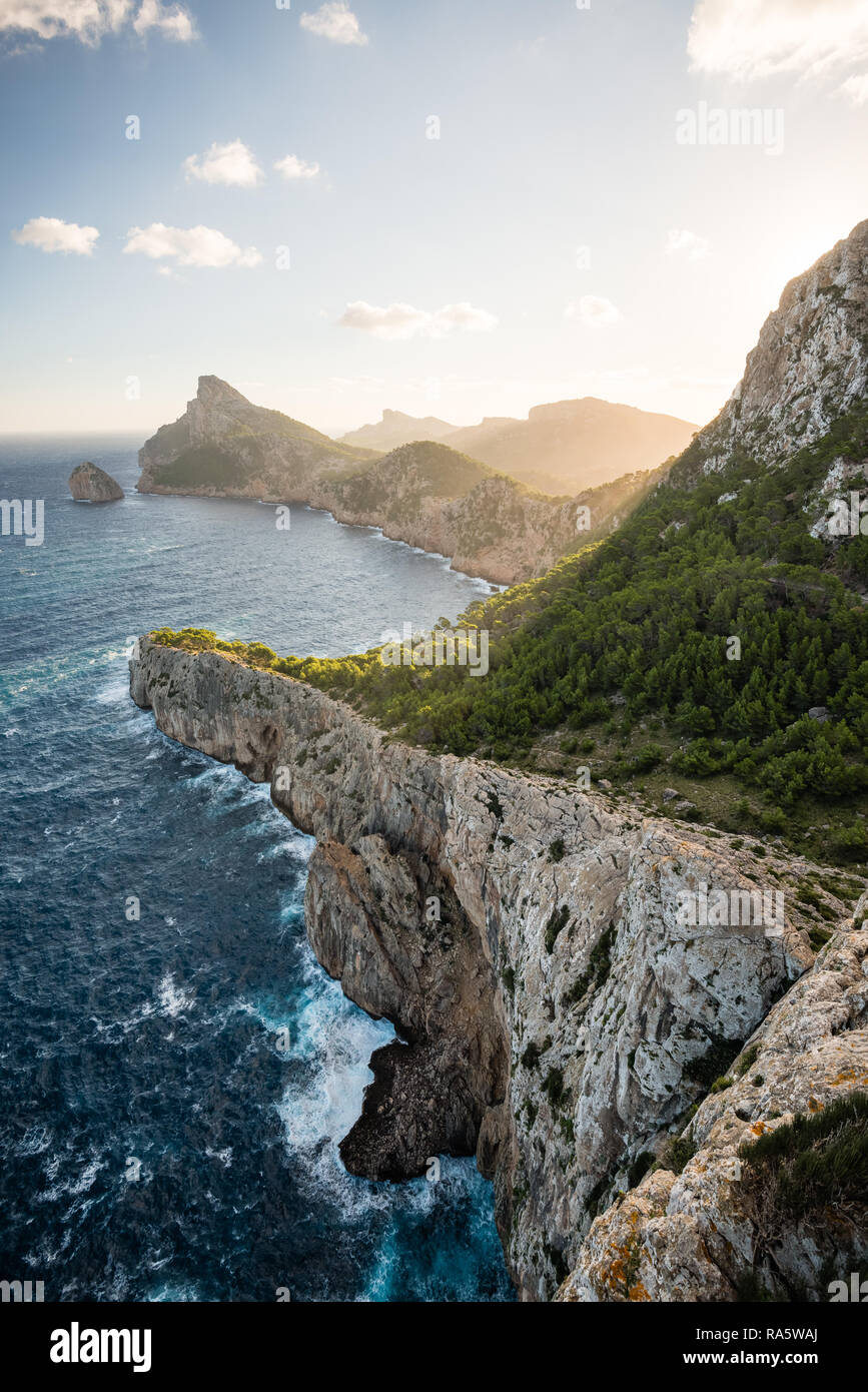 Rock cliff mountain cap de formentor hi-res stock photography and ...