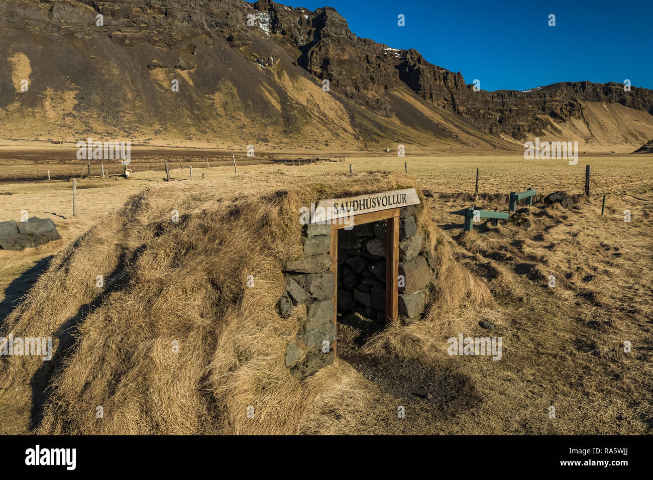 The Shed, a traditional turf and stone structure built in 1948 by a ...