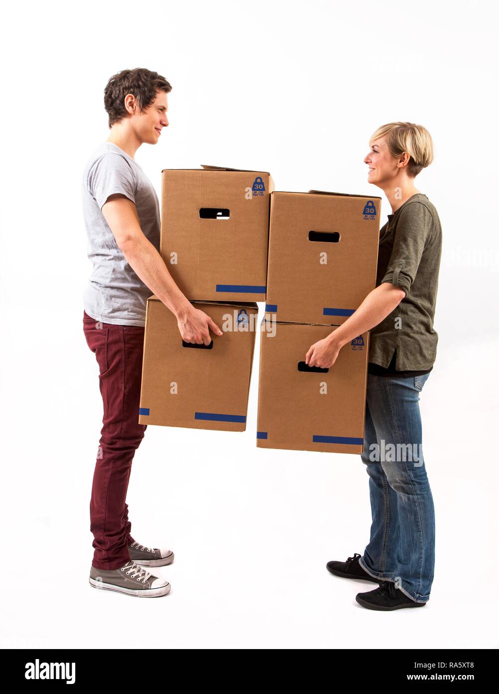 Moving box opposite hi-res stock photography and images - Alamy