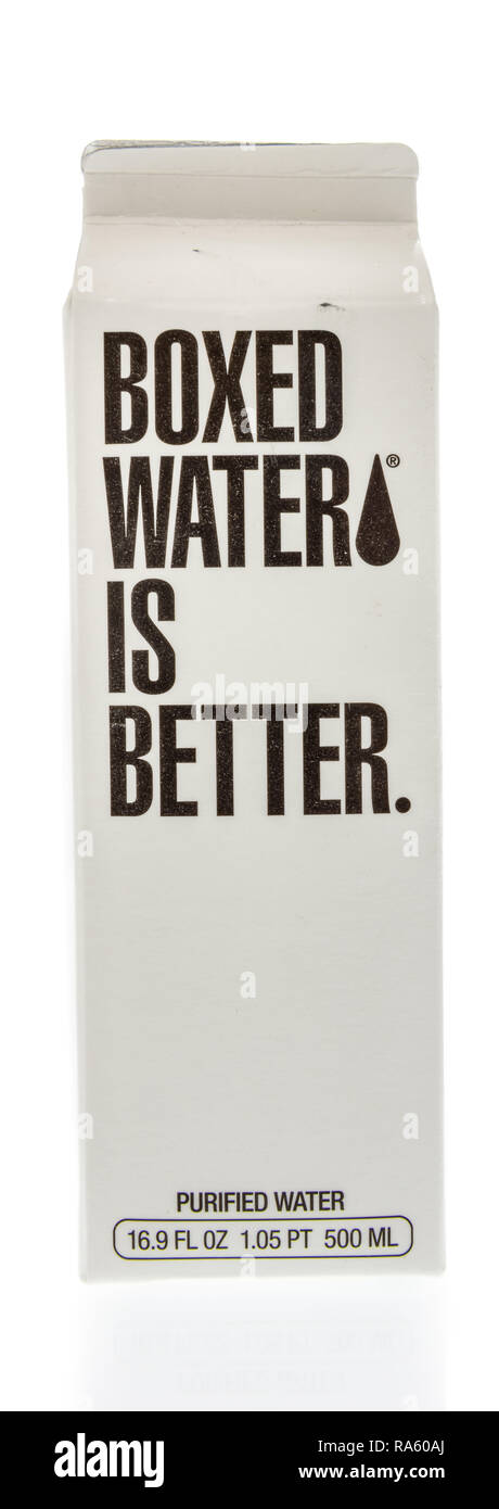 Box of water hi-res stock photography and images - Alamy