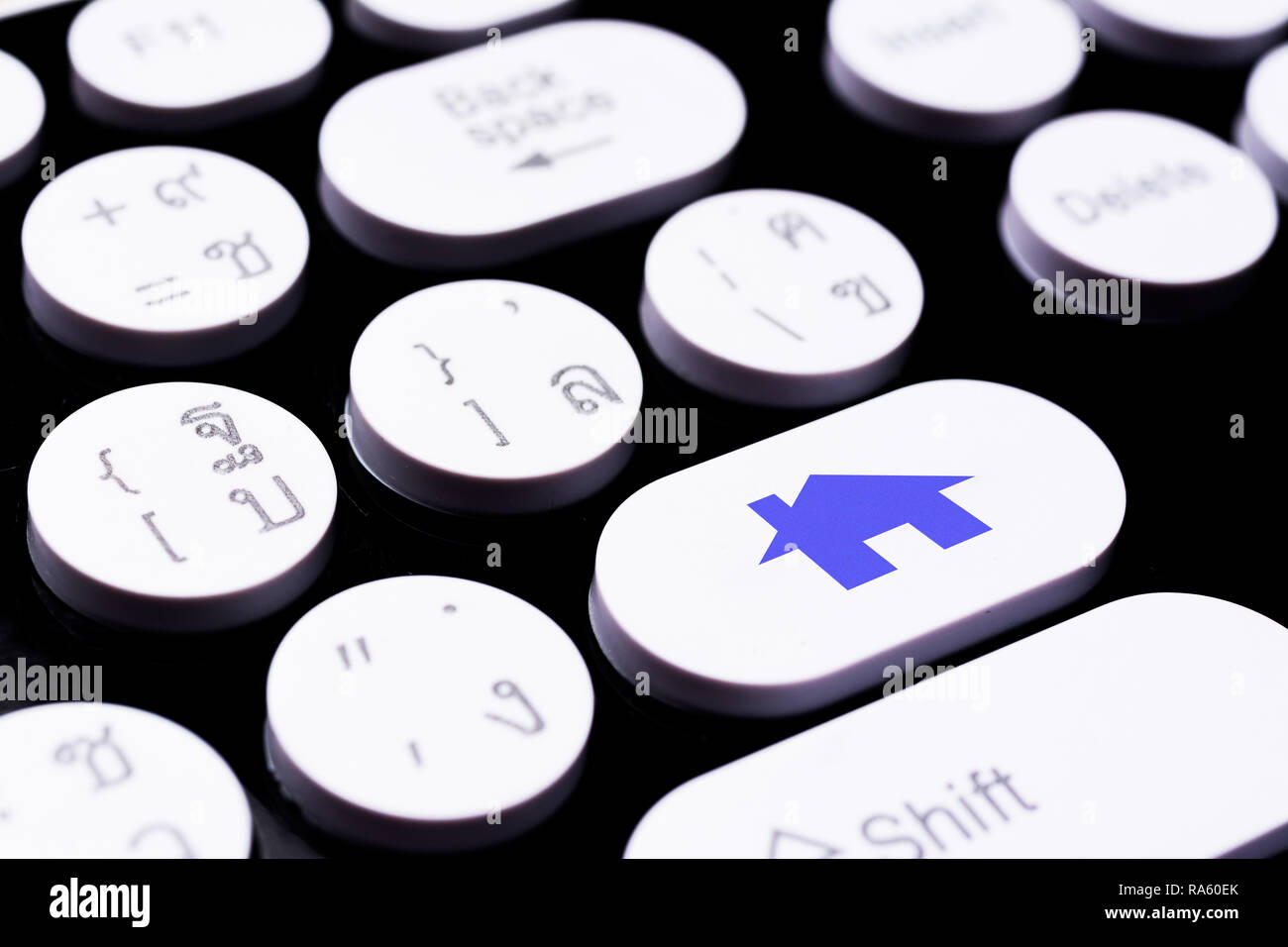 Home symbol on keyboard Stock Photo - Alamy