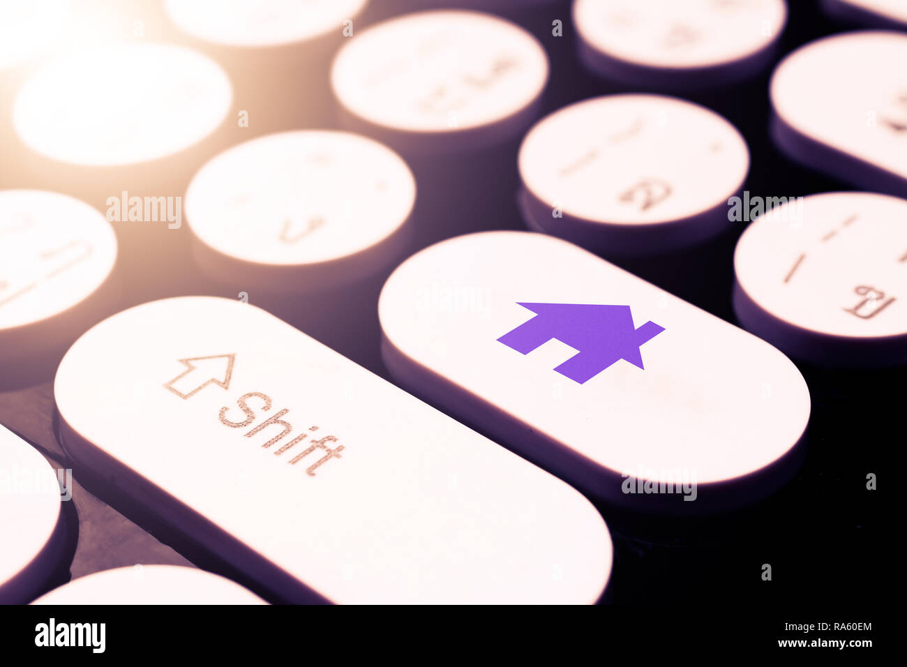 Home symbol on keyboard Stock Photo - Alamy