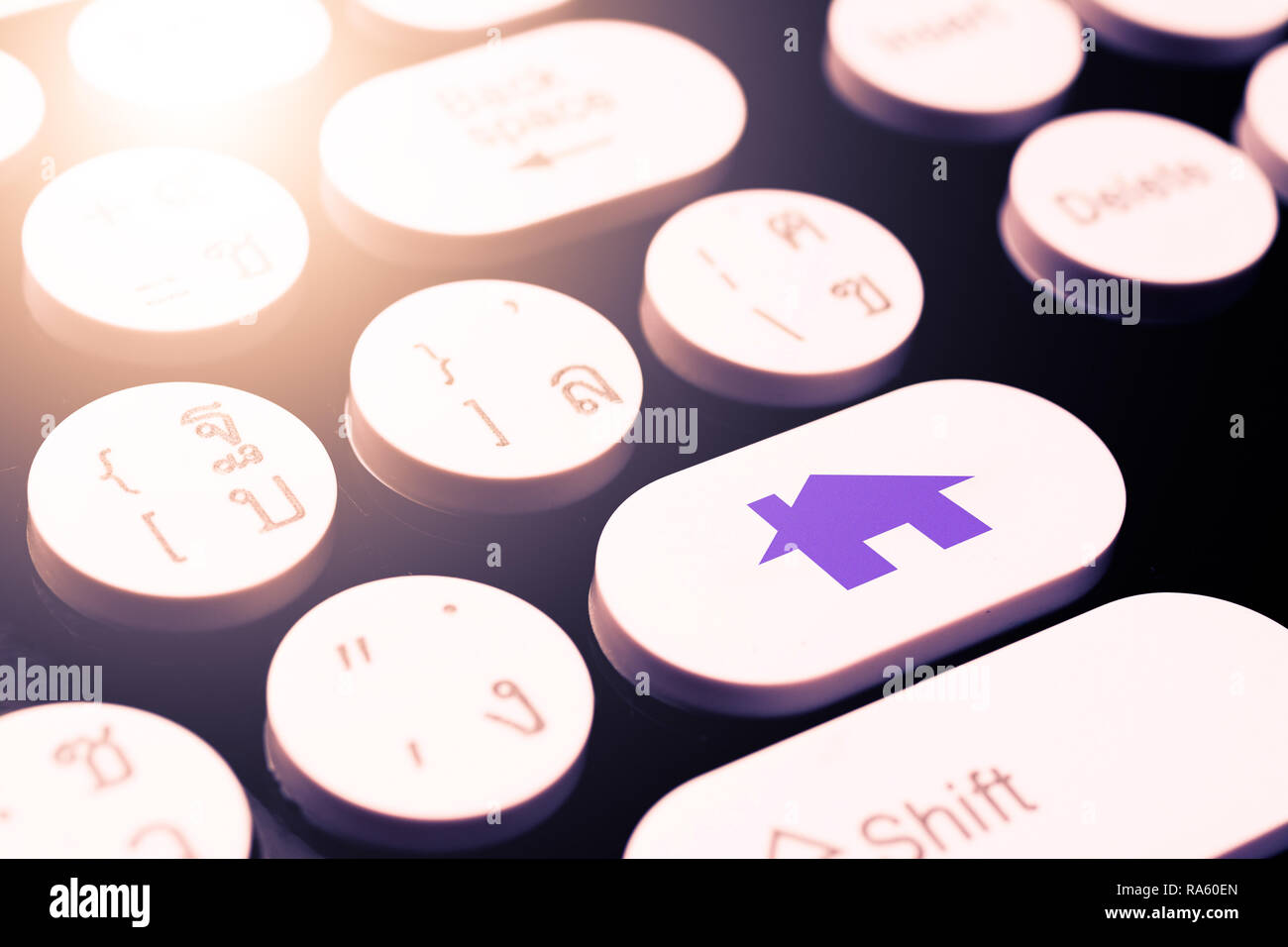 Home symbol on keyboard Stock Photo - Alamy