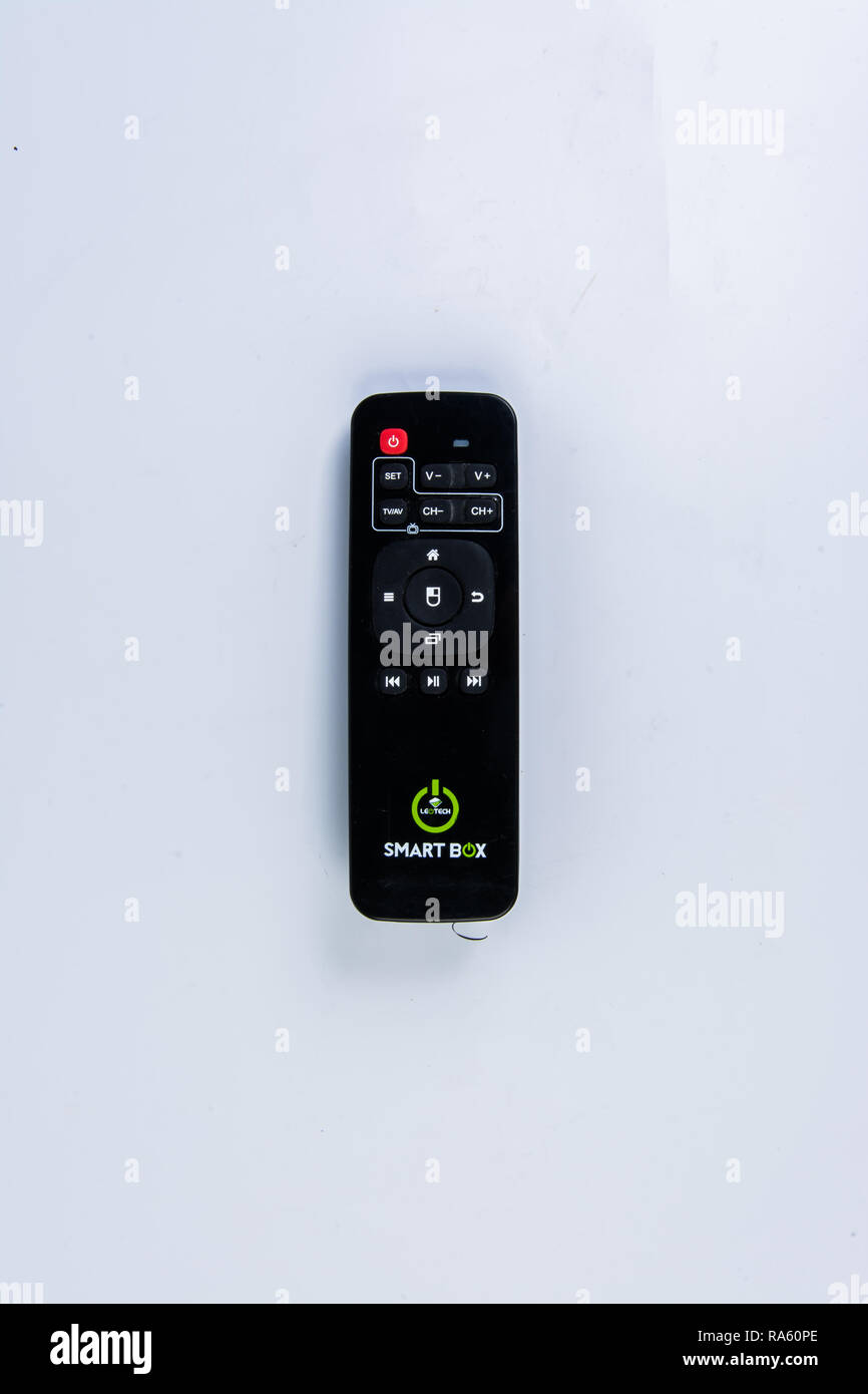 remote on white background Stock Photo - Alamy
