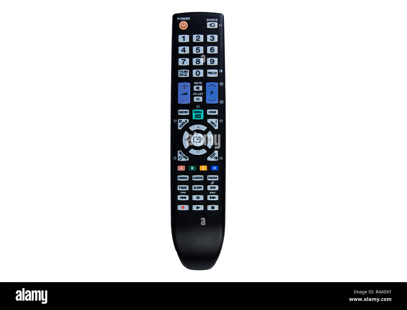 remote on white background Stock Photo - Alamy