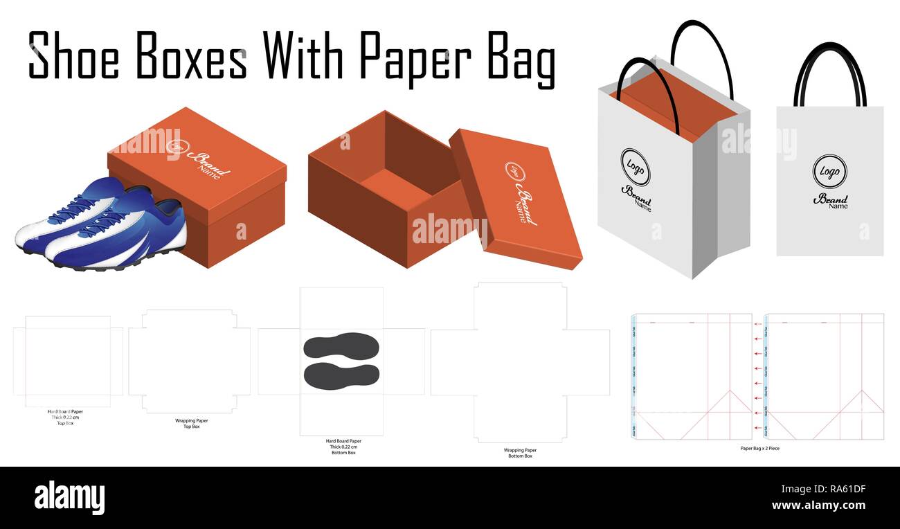 Paper Shoe Template Design