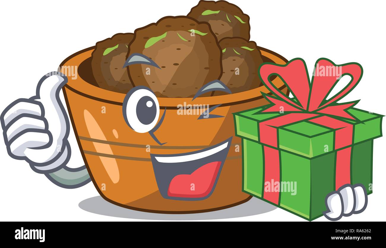 With gift gulab jamun a very delicious cartoon Stock Vector Image & Art ...