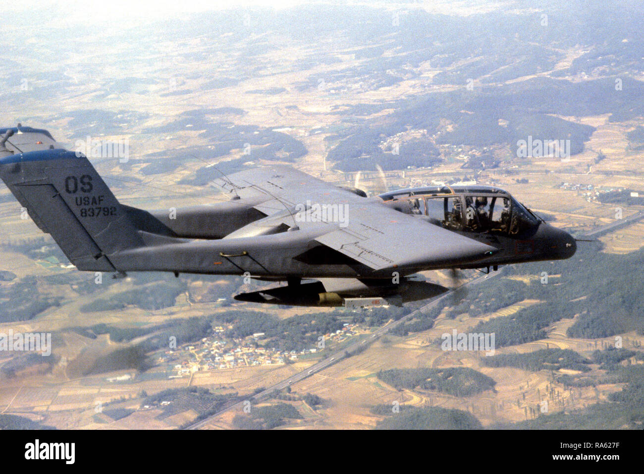 1979 - An air-to-air right side view of a 19th Tactical Air Support ...