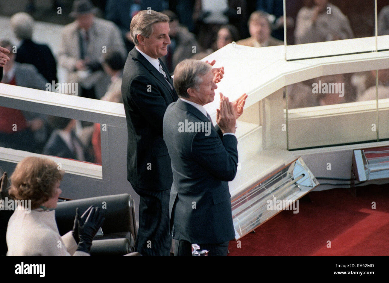 1981 - Out-going President Jimmy Carter and Vice President Walter ...
